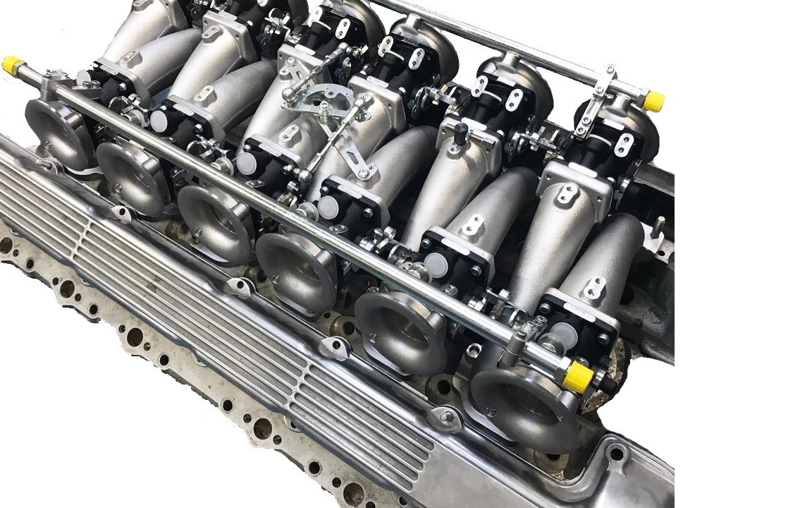 Jaguar V12 E-Type Einzeldrosselanlage mit frei Programmierbare ...